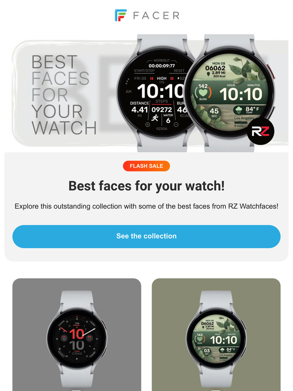 Facer: 🔥FLASH SALE - Get this outstanding BUNDLE of watch faces from RZ ...