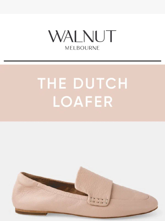 Walnut Melbourne: Our bestselling DUTCH LOAFER is back... | Milled