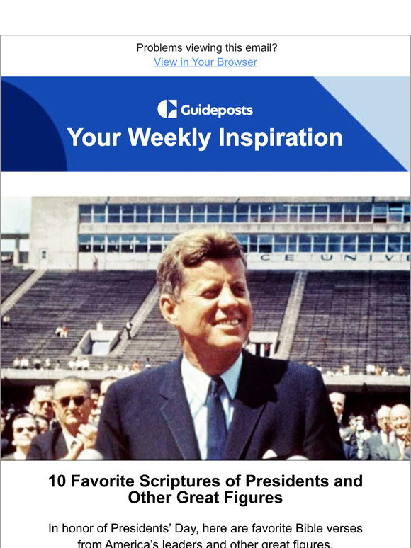 Guideposts: 10 Favorite Scriptures of Presidents and Other Great ...
