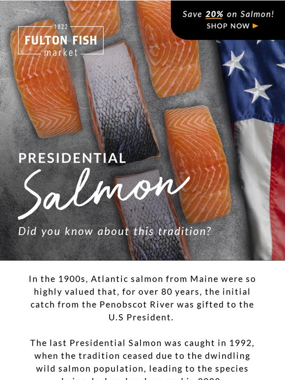 Fulton Fish Market: Salmon fit for a president - offer inside! 🇺🇸 | Milled