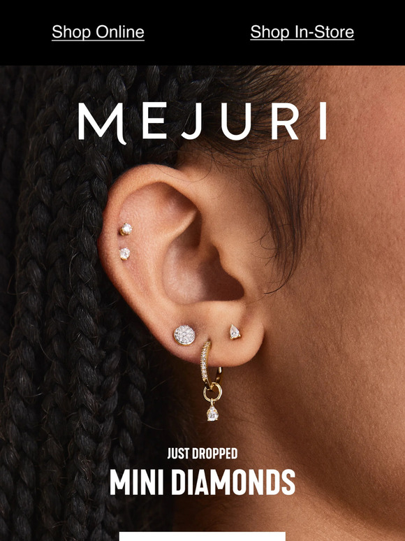 Mejuri: Just Dropped: 8 diamond styles | Milled