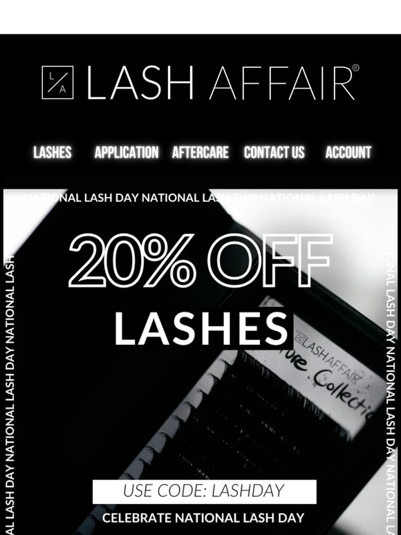 Lash Affair: Celebrate National Lash Day with 20% Off 🤍 | Milled
