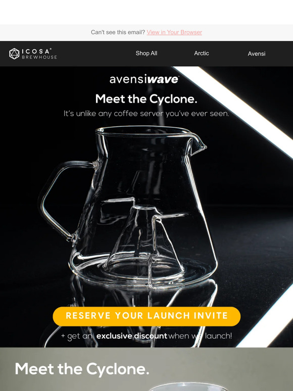ICOSA Brewhouse: Meet the Cyclone: our first-ever Sensory Carafe. 🌊 ...