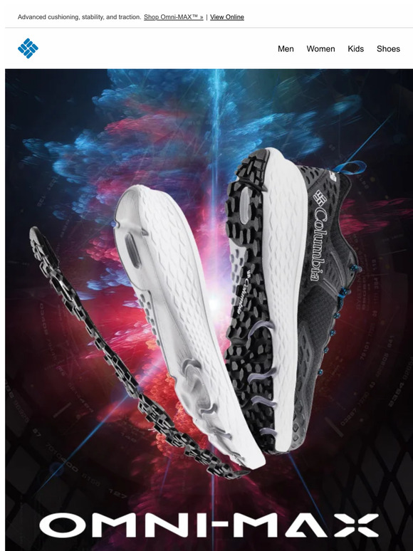 Columbia Sportswear: Introducing our new Omni-MAX™ footwear system ...