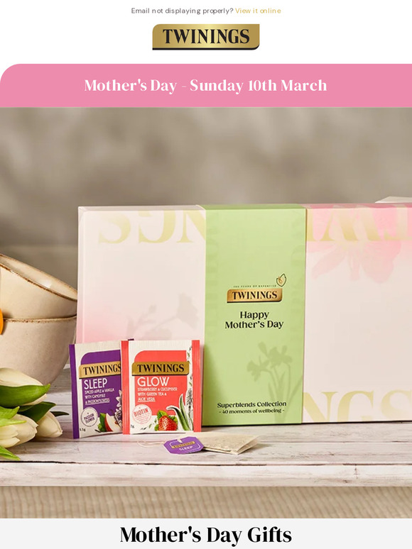 Twinings: Mother's Day Gifts & 15% Off Teaware | Milled