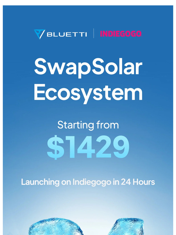Bluetti: Excitement Overload: SwapSolar Eco Combo Arriving on INDIEGOGO ...