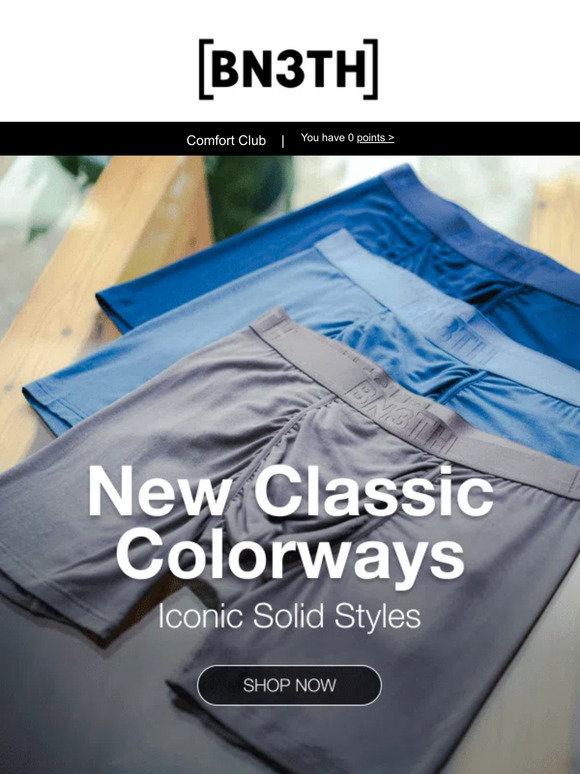 BN3TH: Introducing New Classic Colorways in Fog, Navy & Grape Purple ...