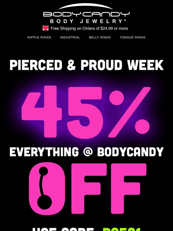 Body Candy: Do you have piercings? This is for you -> 45% OFF All Body ...