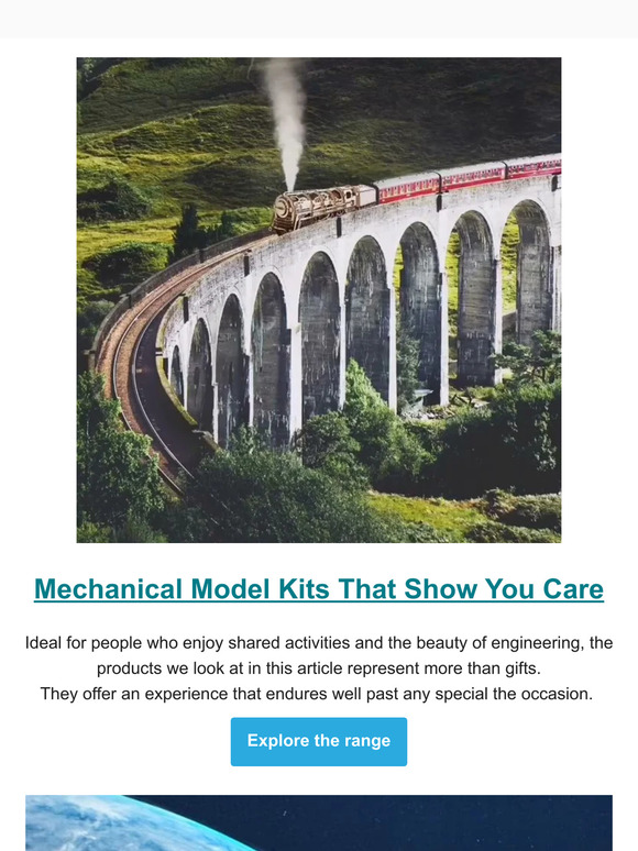 Mechanical Models: Mechanical Model Kits That Show You Care! | Milled