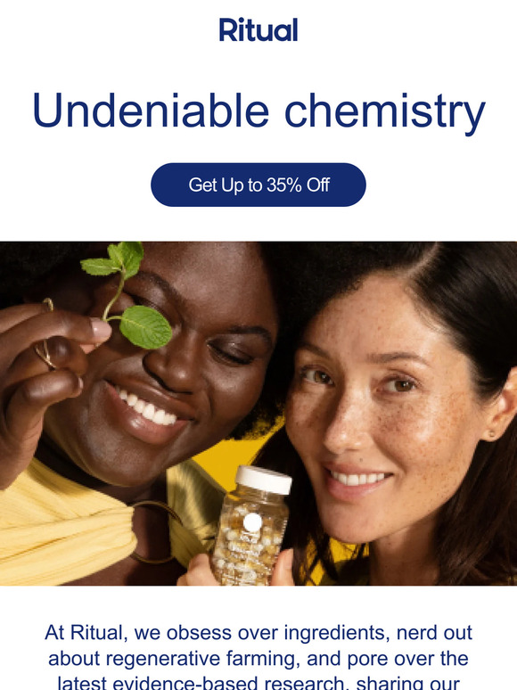 Ritual Email Newsletters: Shop Sales, Discounts, and Coupon Codes