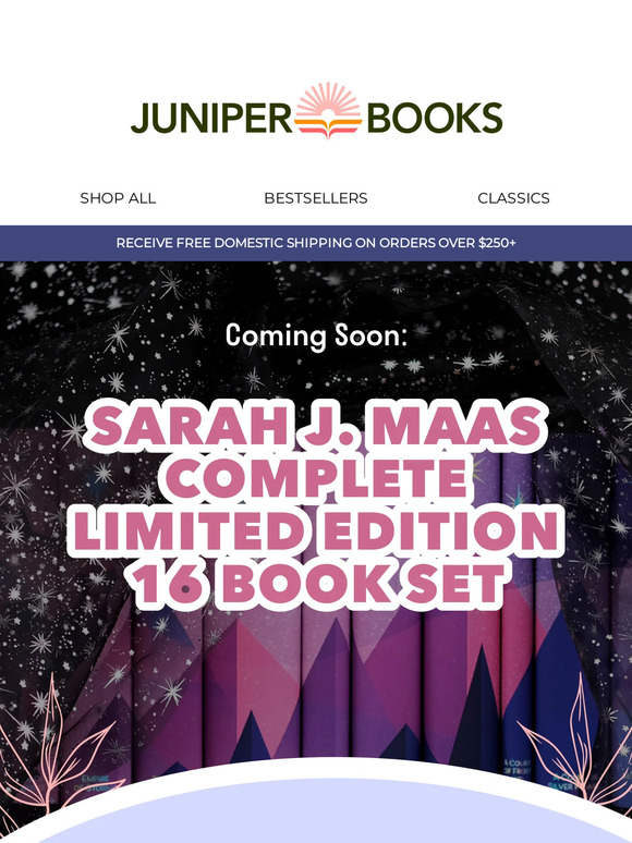 Juniper Books: COMING SOON: The complete Sarah J. Maas collection | Milled