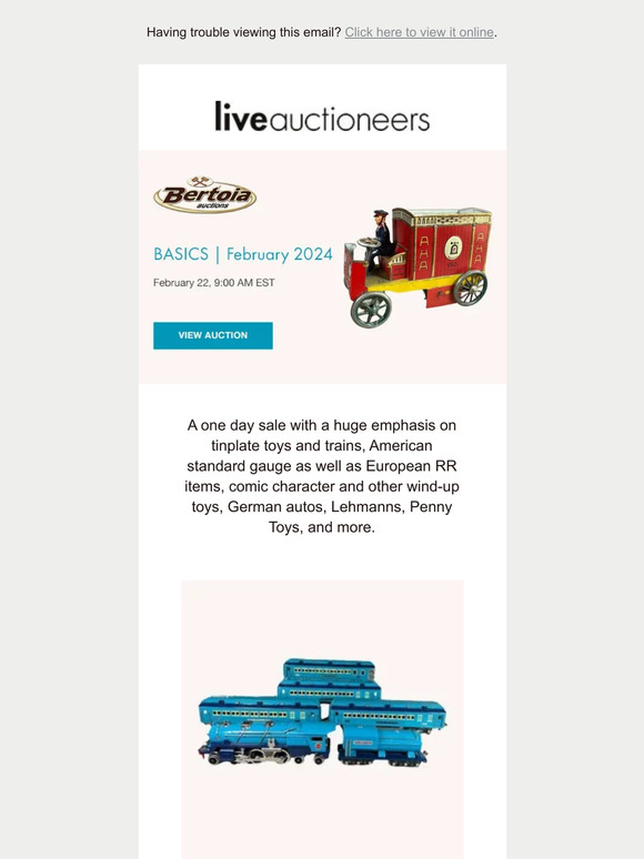 LiveAuctioneers: Bertoia Auctions | BASICS | February 2024 | Milled