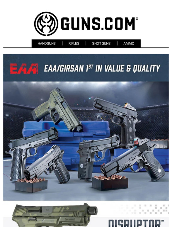 Guns.com: EAA Corp & Girsan Firearms Now Shipping 2024 Firearms | Milled