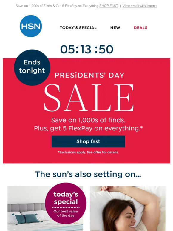 HSN Email Newsletters: Shop Sales, Discounts, and Coupon Codes