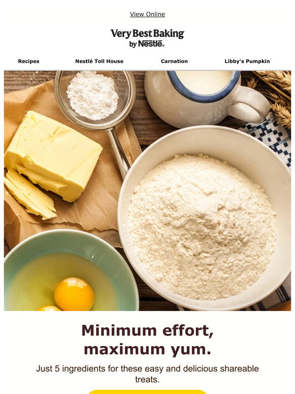 Nestle Toll House: Super easy and delicious recipes with 5 ingredients ...