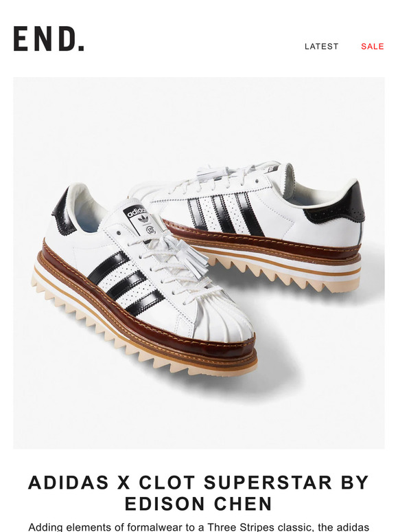 END.: adidas x CLOT Superstar by Edison Chen, Jil Sander & Palm Angels ...