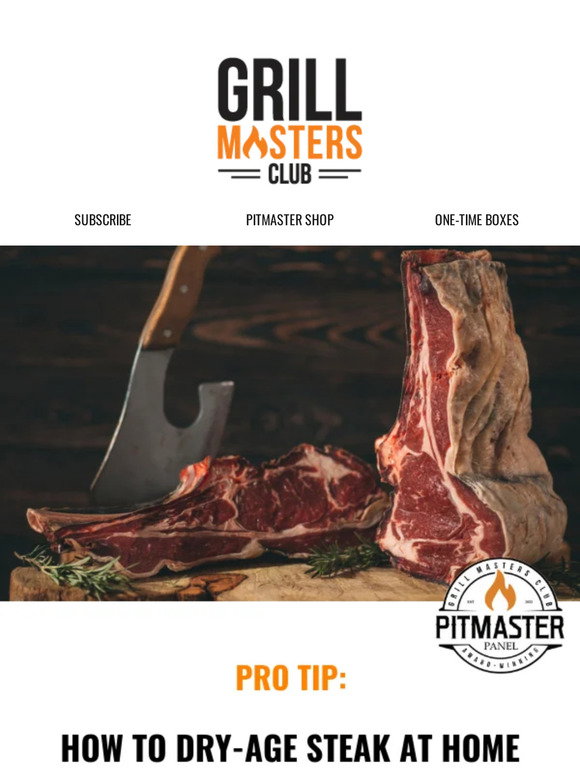 Grill Masters Club: 🥩Tip: How to Dry Age Steak at Home!🥩 | Milled