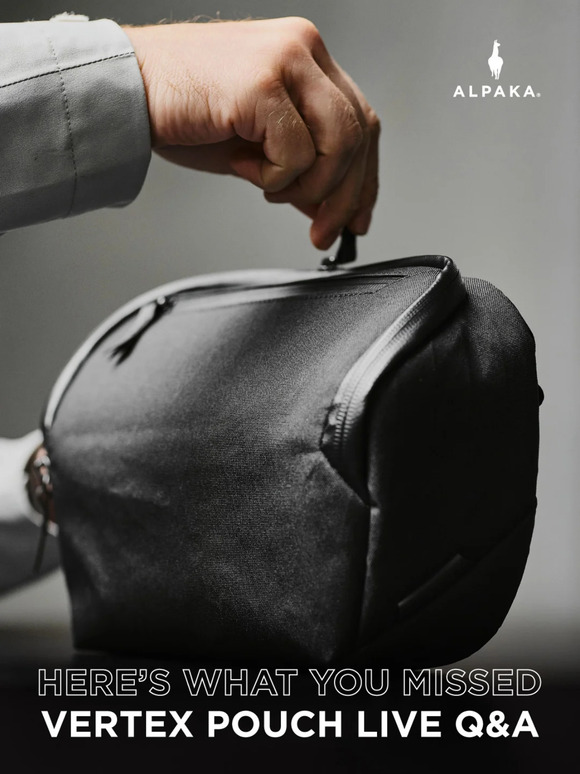 ALPAKA: Curious about the Vertex Pouch? | Milled