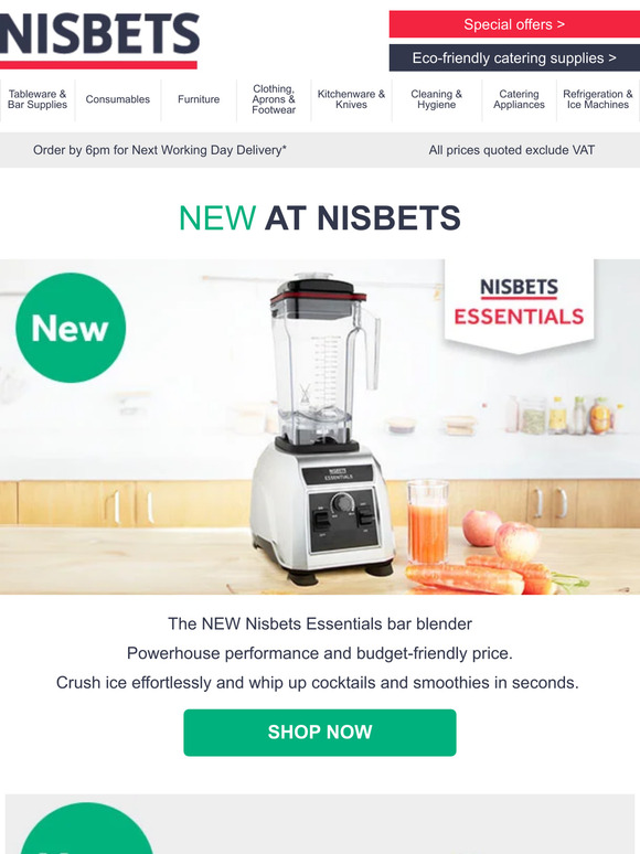 Nisbets: Introducing our NEW bar blender! | Milled