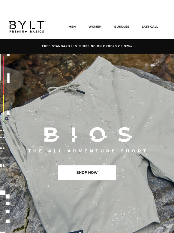 BYLT Basics: Introducing The BIOS Short 🩳 | Milled BYLT Basics: Introducing The BIOS Short 🩳 | Milled