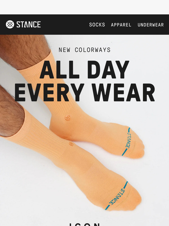 Stance: The Icon: Essential For Every Wear | Milled