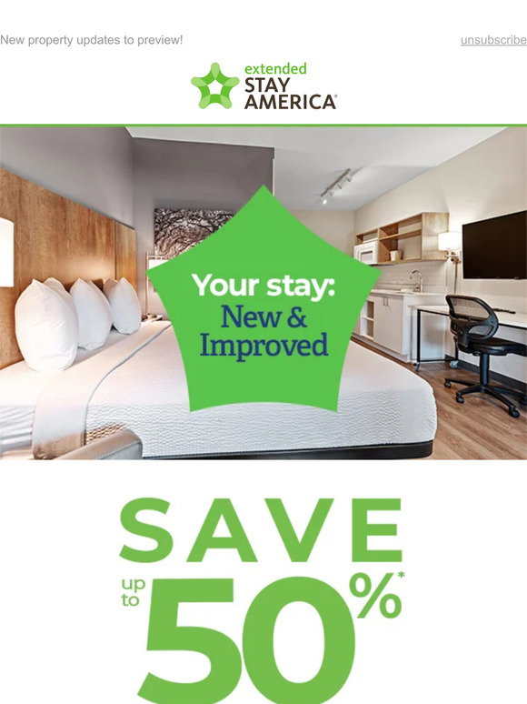 Extended Stay America: Now, more locations to choose from! | Milled