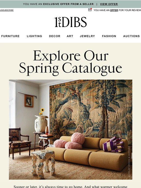1stDibs: A first look at our new spring catalogue | Milled