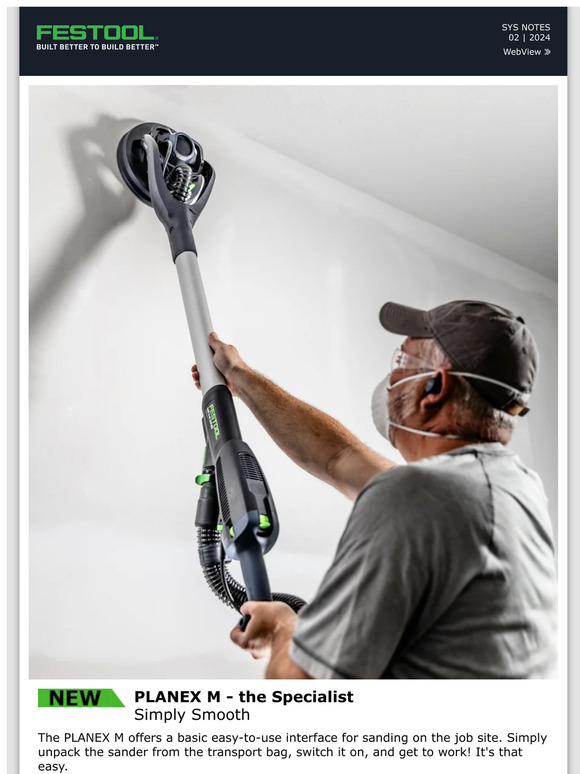 Festool: The NEW PLANEX M is coming: What it means for you! | Milled