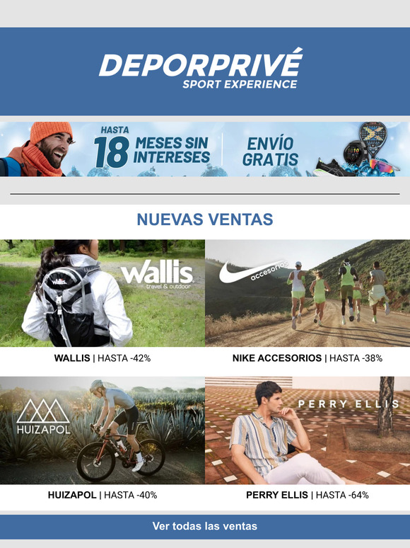 DeporPrivé: A partir de hoy: Huizapol, Nike Accesorios, Wallis, Perry ...