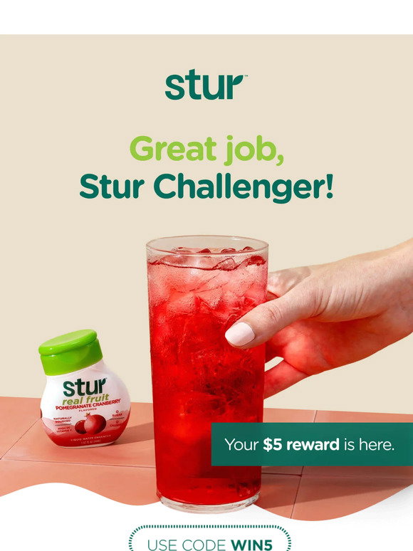 Stur: Hooray! You've Completed the Stur 30-Day Challenge! | Milled