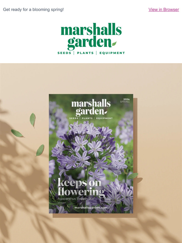 Marshalls Seeds: Order Your Free Spring Catalogue Today! | Milled