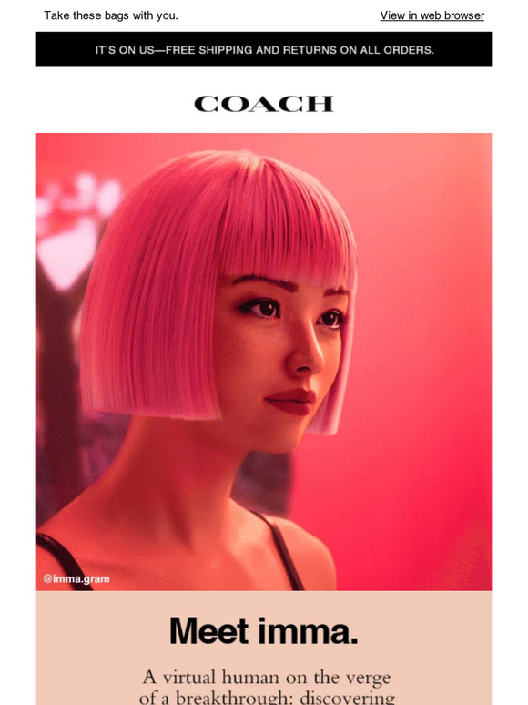 Coach: Meet imma (and join her on her journey). | Milled