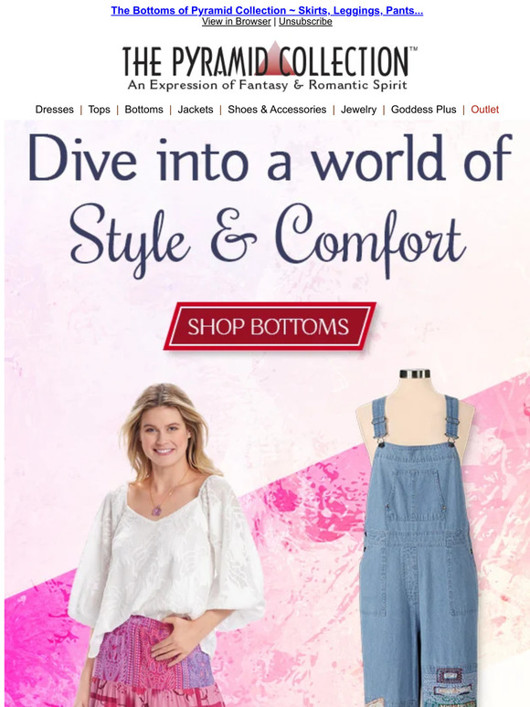 Pyramid Collection: Pants. Leggings. Skirts. The Best-Dressed YOU! | Milled