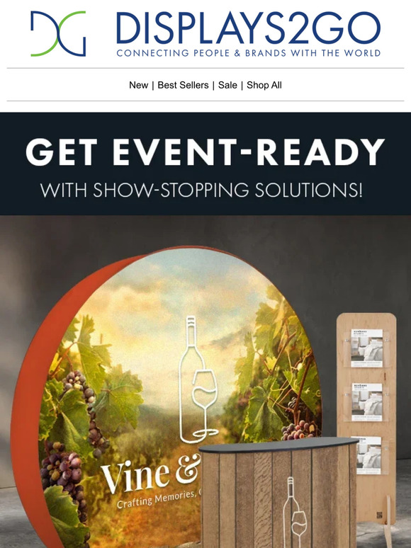 Displays2go: Get Event-Ready with These Show-Stoppers... | Milled