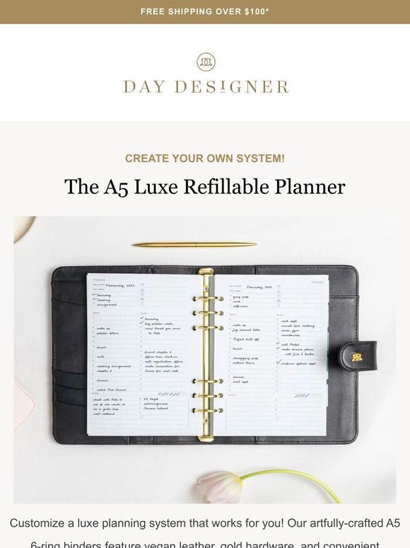 Day Designer: The A5 Refillable Planner: Why you'll love it! | Milled