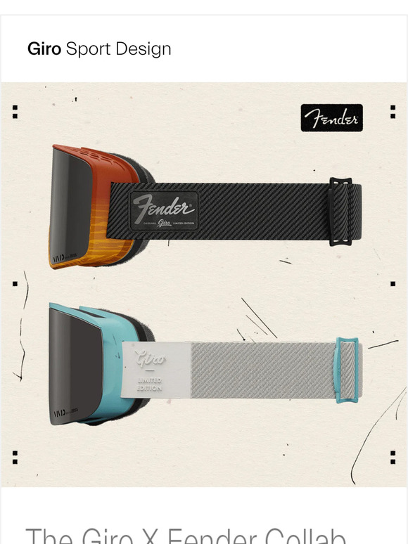 Giro: Introducing The New Giro x Fender Collab | Milled