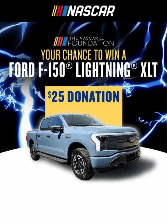 NASCAR: Enter to win a Ford F-150 Lightning XLT | Milled