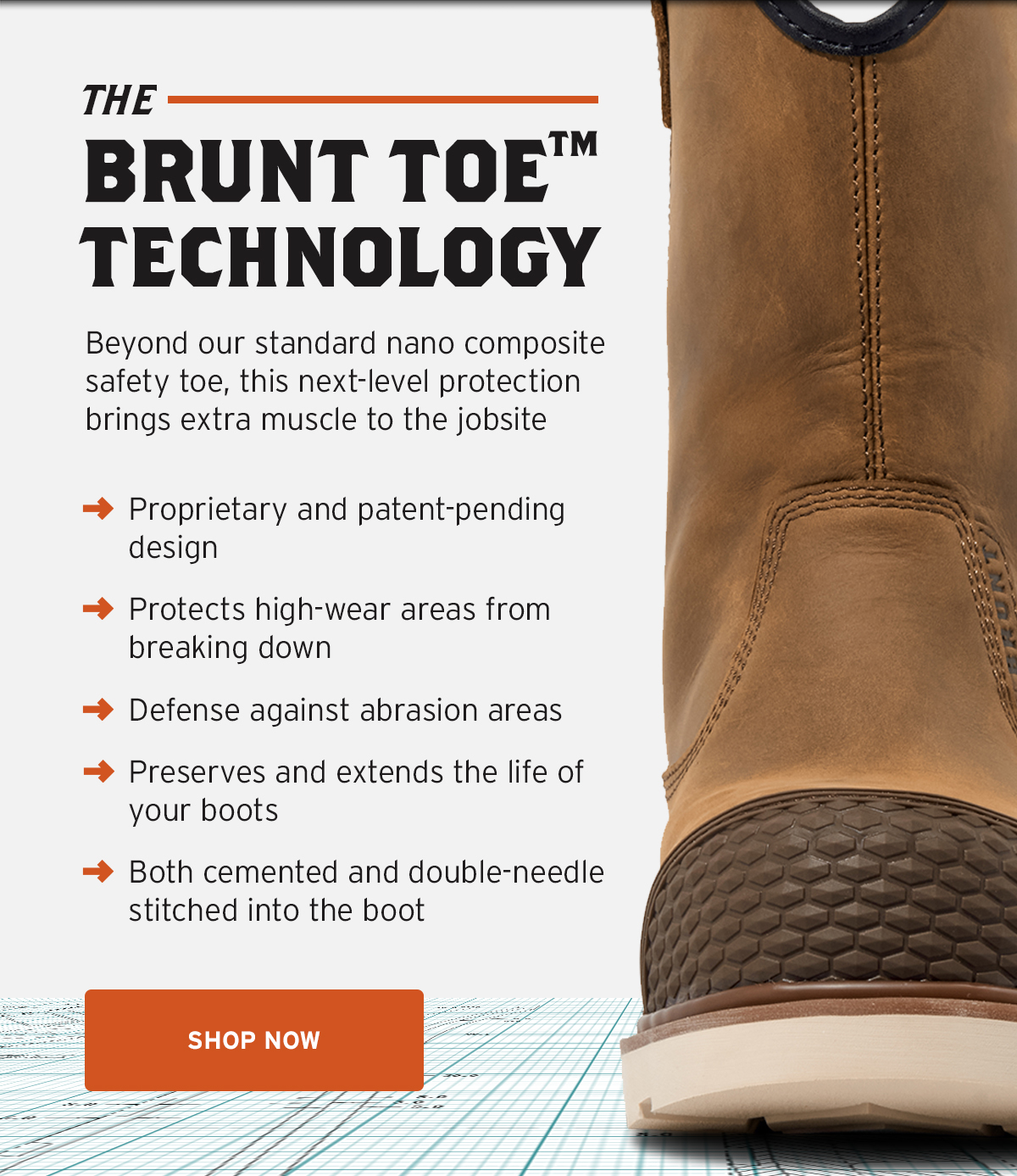 BRUNT Workwear: Boot Drop Alert: TWO New BRUNT Toe™ Styles | Milled