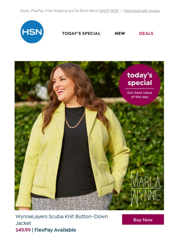 HSN Email Newsletters: Shop Sales, Discounts, and Coupon Codes