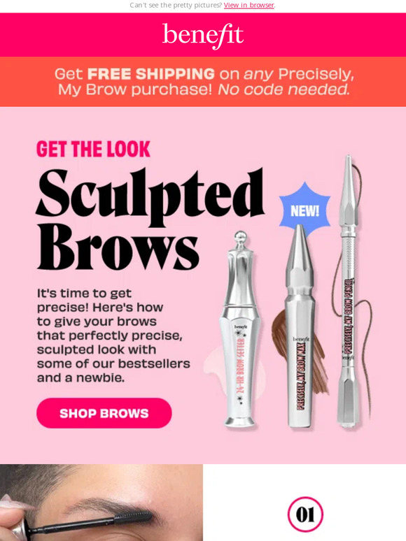 Benefit Cosmetics: How to: sculpted brows | Milled