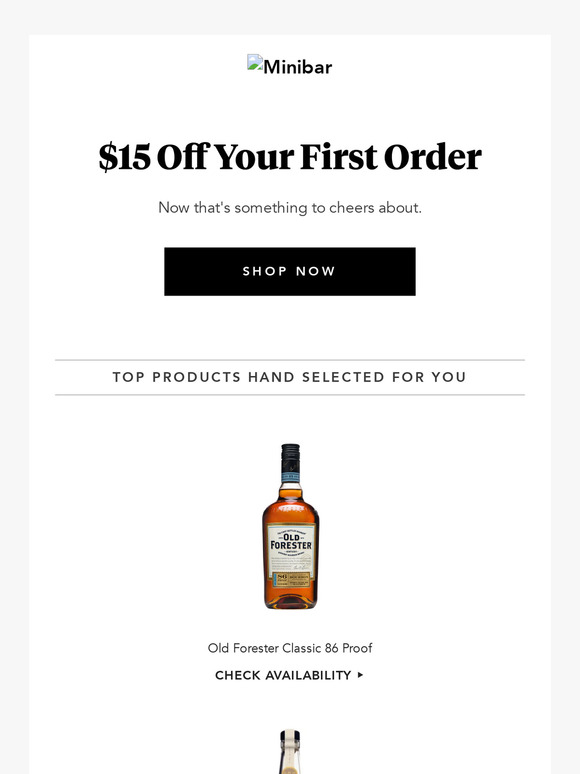 Minibar Delivery: $15 off your first order? Day = Made | Milled