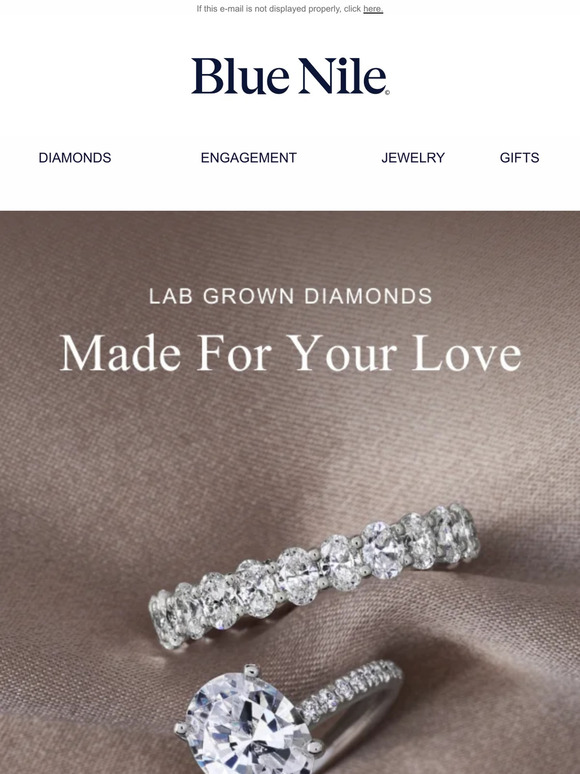 Blue Nile: Lab Grown Diamonds in Fancy Shapes | Milled