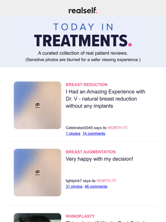 Realself Patient Insights On Their Breast Reduction Experience Milled