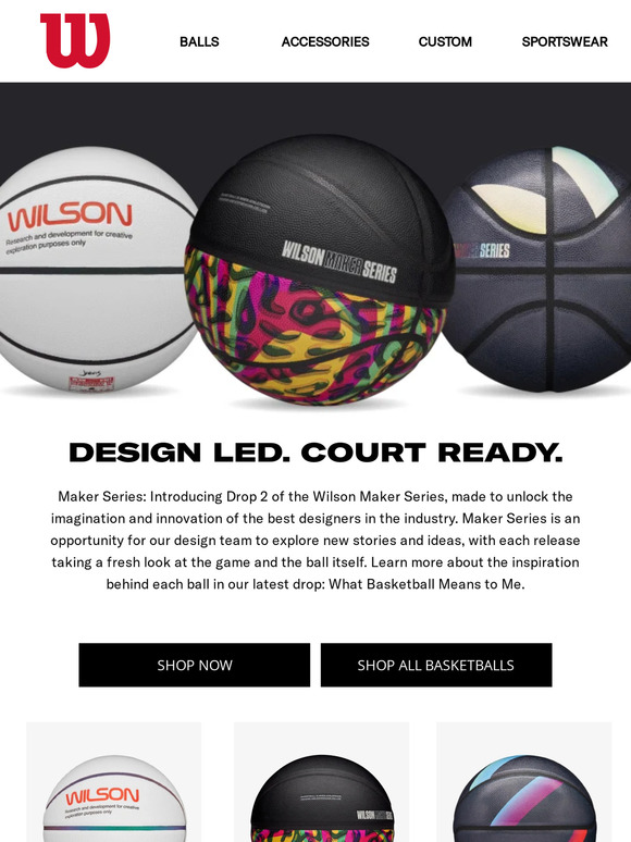 Wilson Sporting Goods: INTRODUCING: Wilson Maker Series Drop 2 | Milled