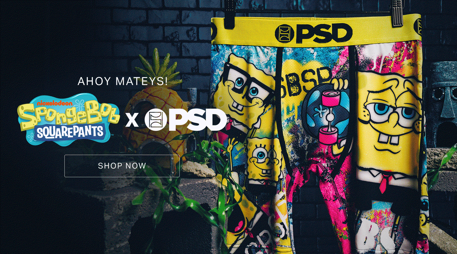 PSD Underwear: SpongeBob SquarePants x PSD new drop | Milled