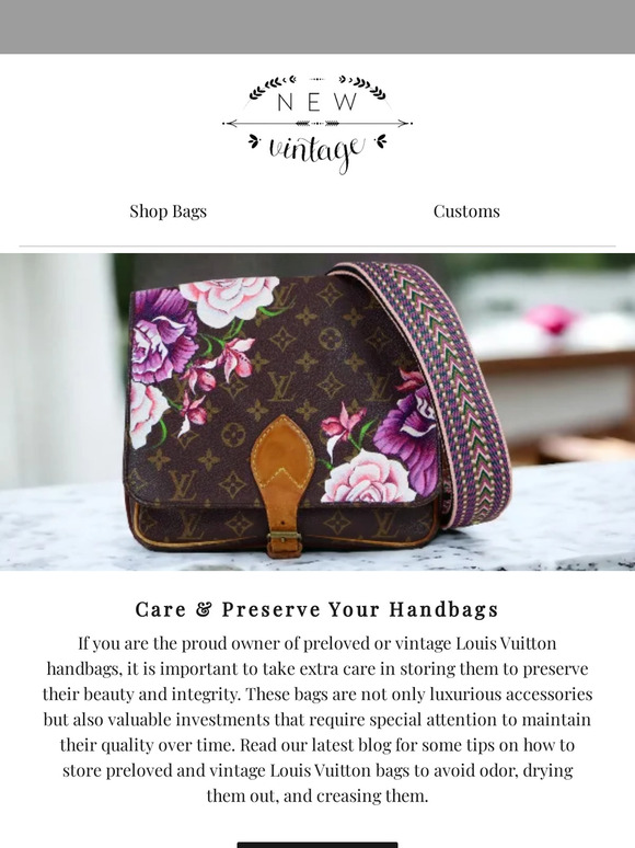 New Vintage Handbags: Master the Art of Handbag Preservation💝 | Milled