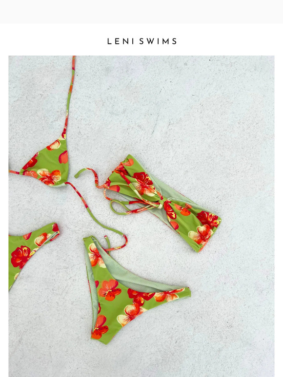 Leni Swims: CANCUN \ Halter Top Reversible 🌴 | Milled