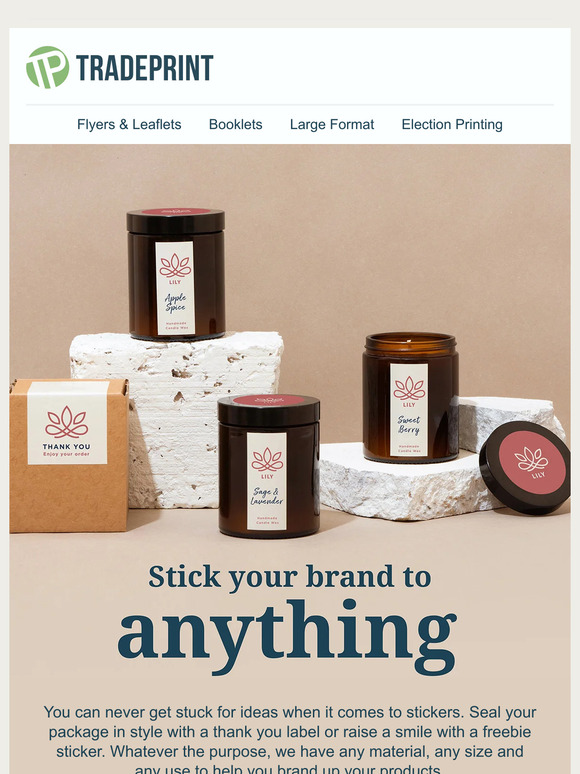 Tradeprint: Stick on and stand out 👌 | Milled