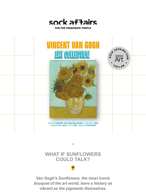 Sock Affairs: Discover one of Van Gogh’s Masterpieces 🖼️ | Milled