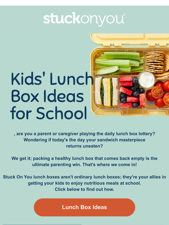 Stuck On You: Make your child's lunch break the highlight of their day ...